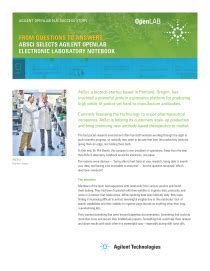 Simplifying And Accelerating The R D Process With Agilent Op