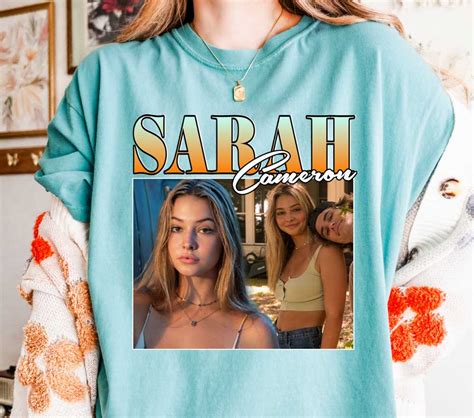 Sarah Poster T Shirt Nowstalgia