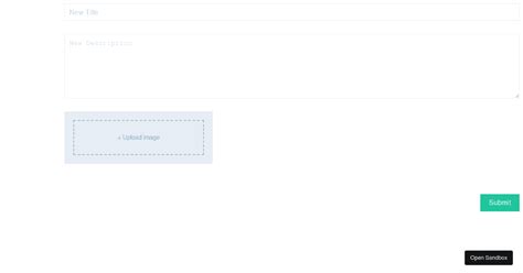 React Standalone Form Advanced Example Forked Codesandbox