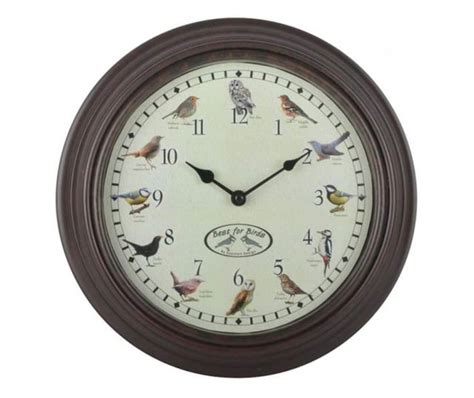 Часовник със звуци на птици Vivre