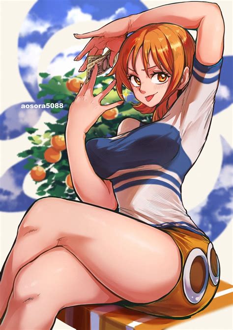 Nami One Piece Drawn By Aosora2823 Danbooru