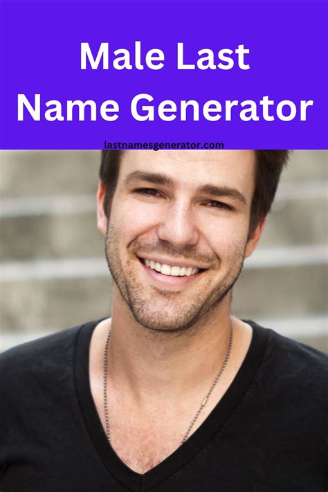 Male Last Name Generator Free Last Names Generator