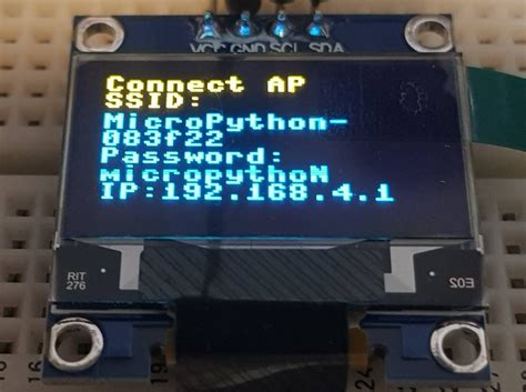 小狐狸事務所 Micropython 學習筆記 Ssd1306 Oled 顯示器測試 二