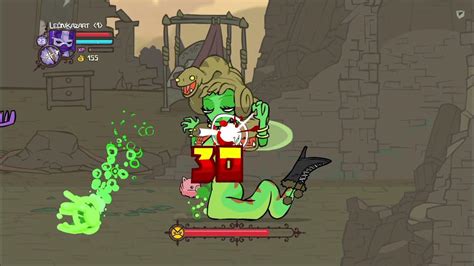 Castle Crashers Remastered 12 Medusas Lair Youtube