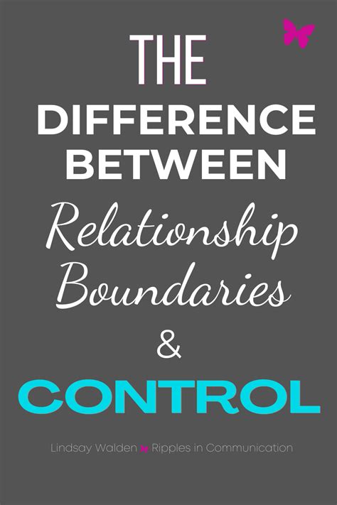 Boundaries Vs Control Relationship Boundaries Communication