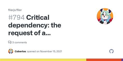 critical dependency the request of a dependency is an expression · issue 794 · filerjs filer
