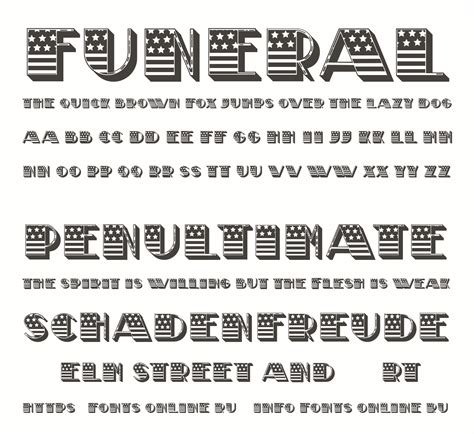 Funeral Font