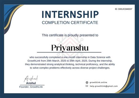 Datascience Internshipexperience Growthlink Analytics