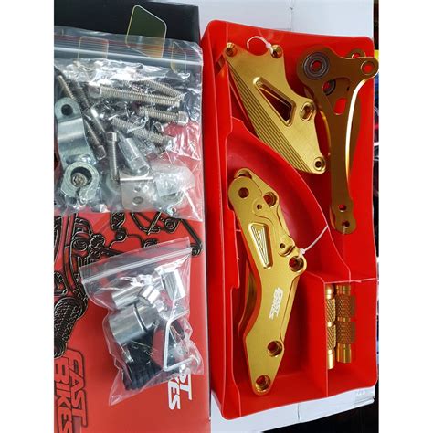 Jual Underbone Satria Fu Full Cnc Warna Merah Dan Gold Mki5280 Shopee
