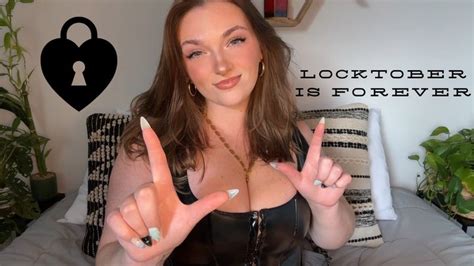 Locktober Is Forever Chastity Celibate Orgasm Pussy Denial Goddess Worship Loser Verbal