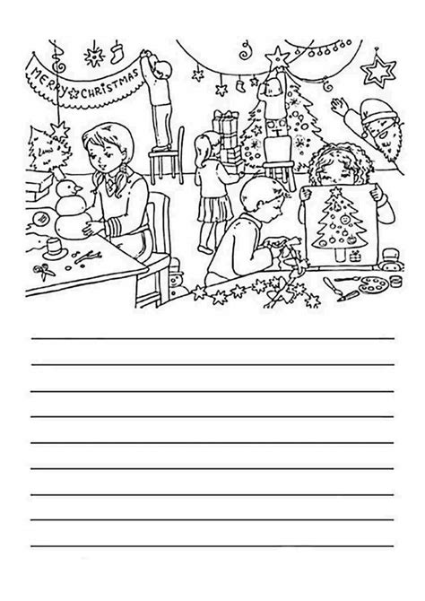 Письмо Деду Морозу Шаблон С Раскраской 69 фото