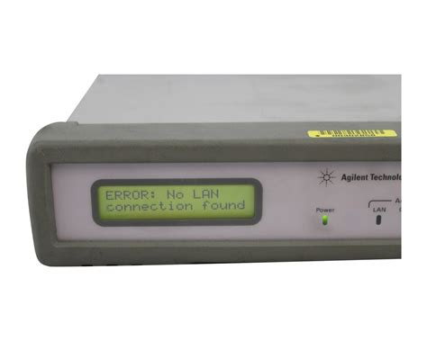 Aglient Technologies E5810a Lan Gpib Gateway 100 240 Vac 50 60hz 25v A