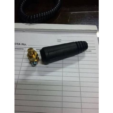 Jual Konektor Mesin Las Male Jack Trafo Las Male Mm New Shopee Indonesia