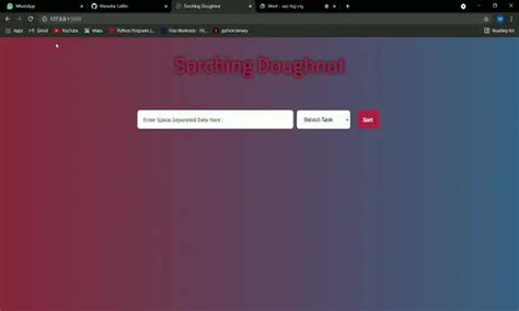 Priyanka Dhasade On Linkedin Sortandflask Python Flask Html Css 7pythonistaas