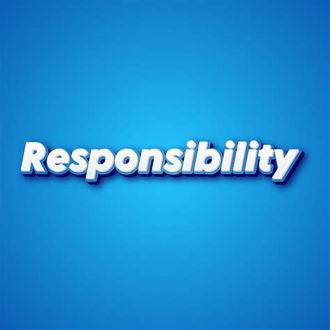Premium Photo Responsibility Text Effect Gold  Attractive