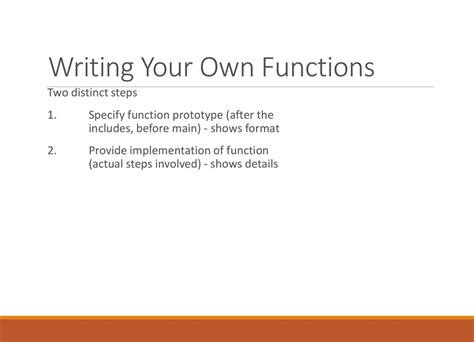 csci 161 introduction to programming function ppt download