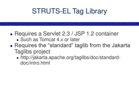 what s new in struts 1 1 session tu07 11 19 2002 13 30 14 30 ppt