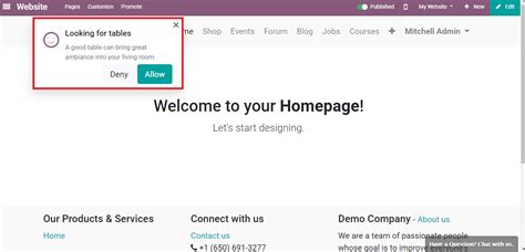 Push Notification In Odoo 13