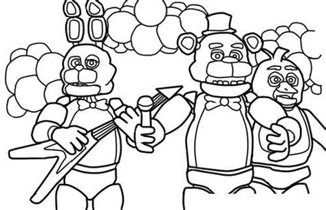 Fnaf Coloring Pages Bonnie At Getdrawings Free Download