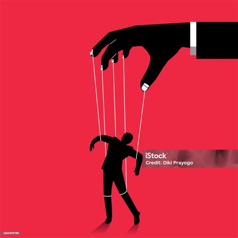 독재자 통제 또는 조작자 개념 보스 꼭두각시 남용 조작 조작적인 사람 고용주 지배 착취 당국 조작자 퍼펫인형에 대한 스톡 벡터 아트 및 기타 이미지 Istock