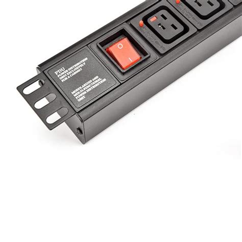 8 Way IEC Type PDU Extension Socket With On Off Switch