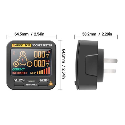 Multifunction Socket Tester Outlet Rcd Gfci Test And Grandado