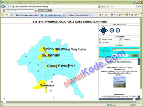 proyek sistem informasi geografis sig untuk tugas akhir dan skripsi