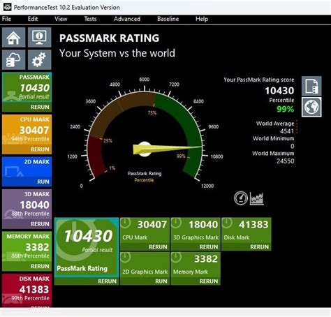 Passmark Performance Test Benchmark Page Windows Forums