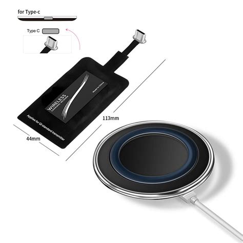 Qi Draadloze Oplader Met Draadloos Opladen Ontvang Grandado