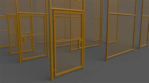 Artstation Pbr Chain Link Fence For Court A Game Assets
