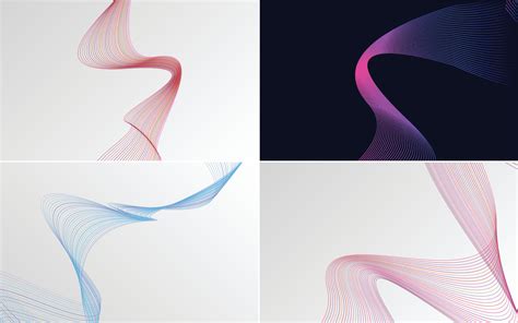 Wave Curve Abstract Vector Backgrounds For A Stylish And Professional Look 19222077 Vector Art