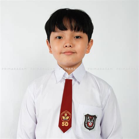 Jual Primaragam Dasi Seragam Sekolah Sd Merah Putih Laki Laki Perempuan