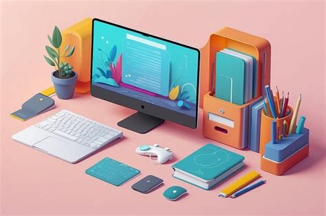 Premium Photo Typing Concept Illustration