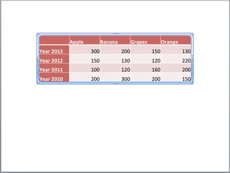 Import Word Table Content In PowerPoint 2011 For Mac