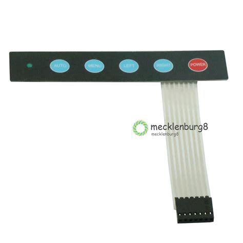Brand Led 1x5 Matrix Array 5 Key Membrane Switch K Grandado