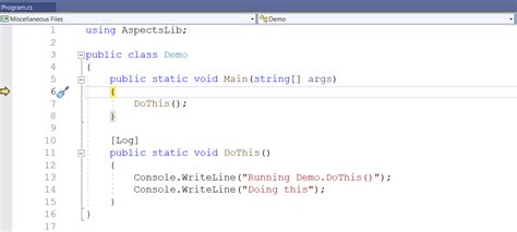 Debugging Aspect Oriented Code Metalama Docs