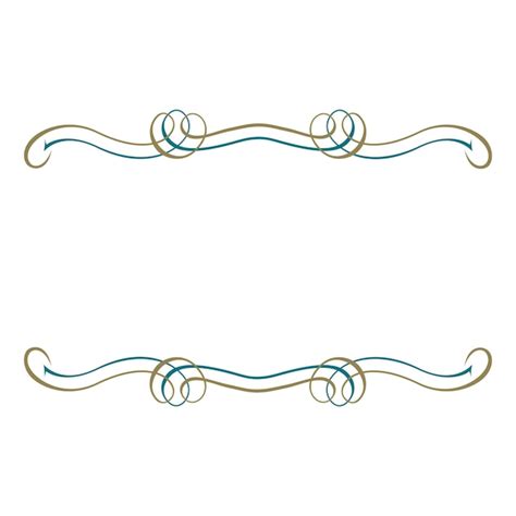 Premium Vector Vintage Floral Calligraphic Floral Vignette Scroll