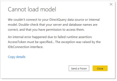 Solved Dataflow Direct Query Error In Desktop Microsoft Fabric Community