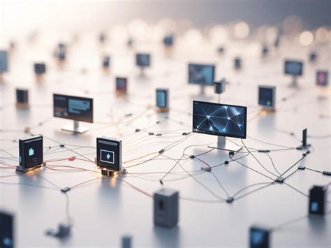 Premium Photo Minimal Networking Technology Background With Big Data