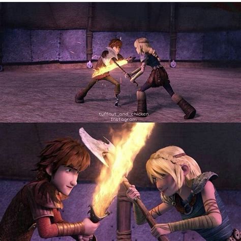 Hiccup And Astrid Training How To Train Dragon How To Train Your Dragon How Train Your Dragon