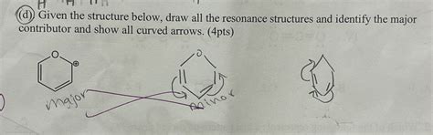 solved d ﻿given the structure below draw all the