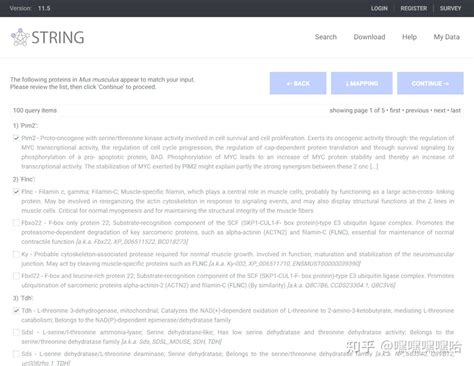 Rna Seq入门实战（九）：ppi蛋白互作网络构建（上）——string数据库的使用 知乎