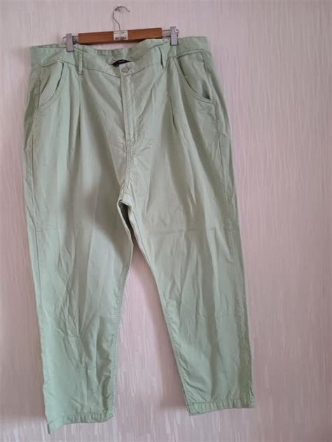 Штани коттонові 22 50 розміру — ціна 249 грн у каталозі Брюки Купити жіночі речі за доступною