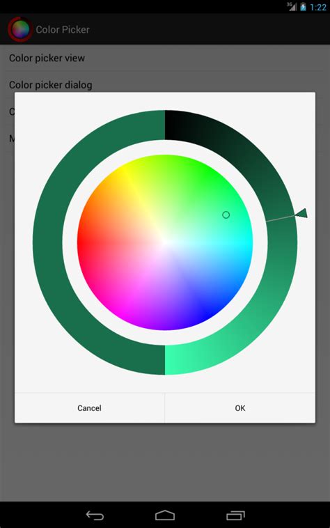 Color Picker For Android Chiral Code