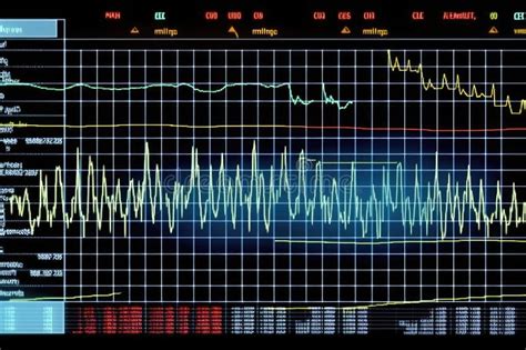 Oscilloscope Waveform On Its Screen Generative Ai Stock Illustration Oscilloscope Waveform On Its Screen Generative Ai Stock Illustration