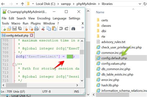 به روزرسانی Xampp در ویندوز