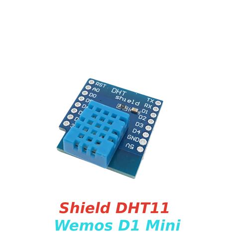 modulo shield dht11 temperatura y humedad para wemos d1 mini