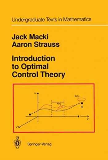 Introduction To Optimal Control Theory 9780387906249 Booksrun