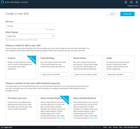 alexa hosted skill martin tierney