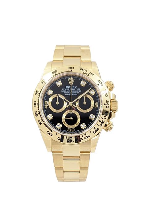 Rolex Cosmograph Daytona Yellow Gold Black Dial Watch 2021 Van Rijk